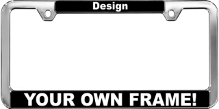 Custom Personalized Car License Plate Frames – Made in USA